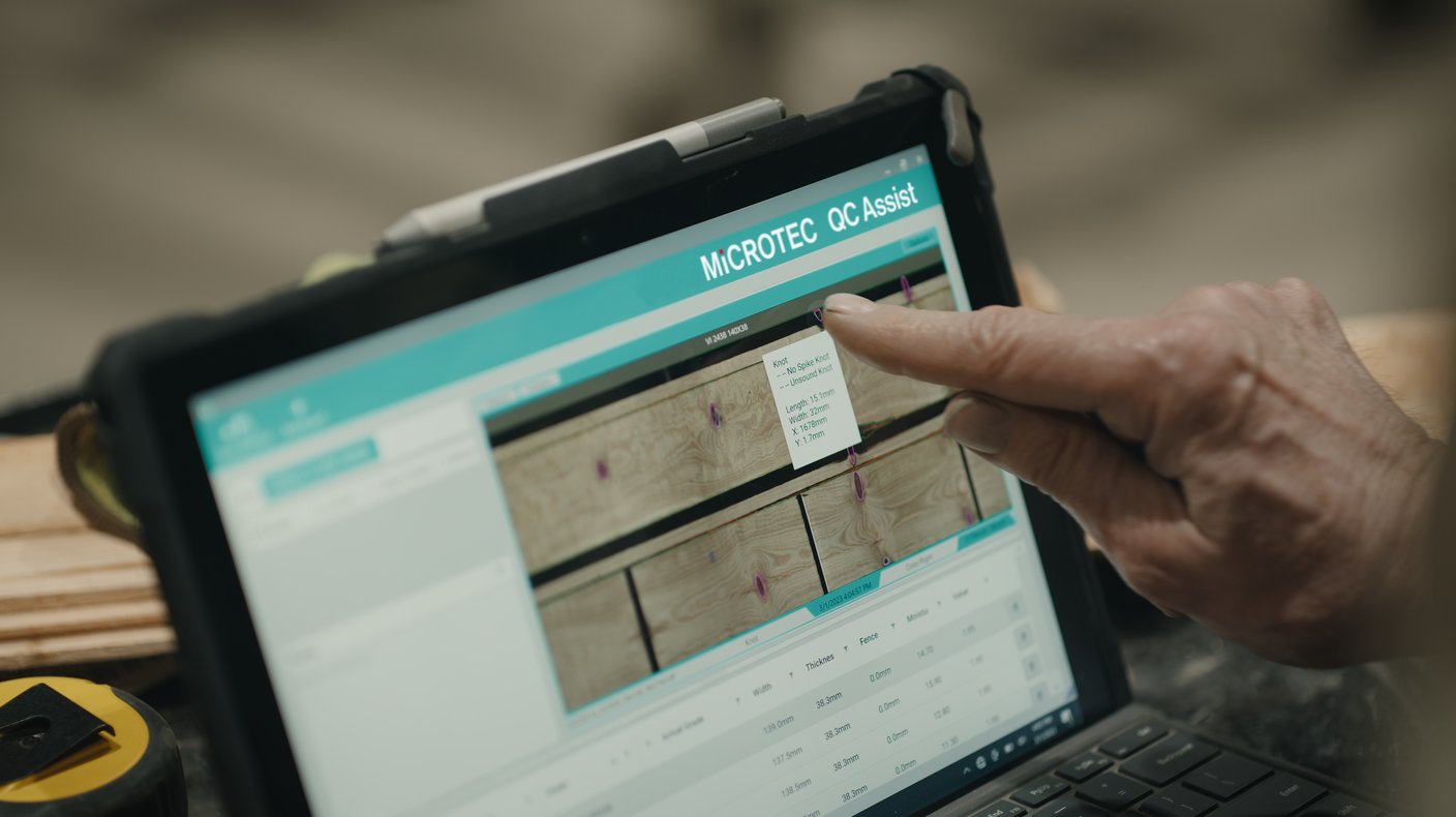 MiCROTEC - QC Assist: Contrôle de qualité 2.0